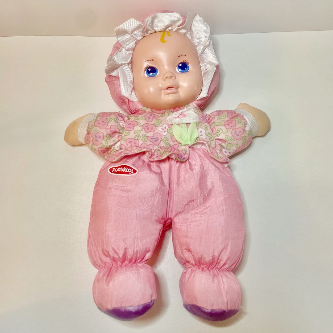 1990s My Very Soft Baby Plush Doll Playskool Hasbro Pink Nylon - Etsy