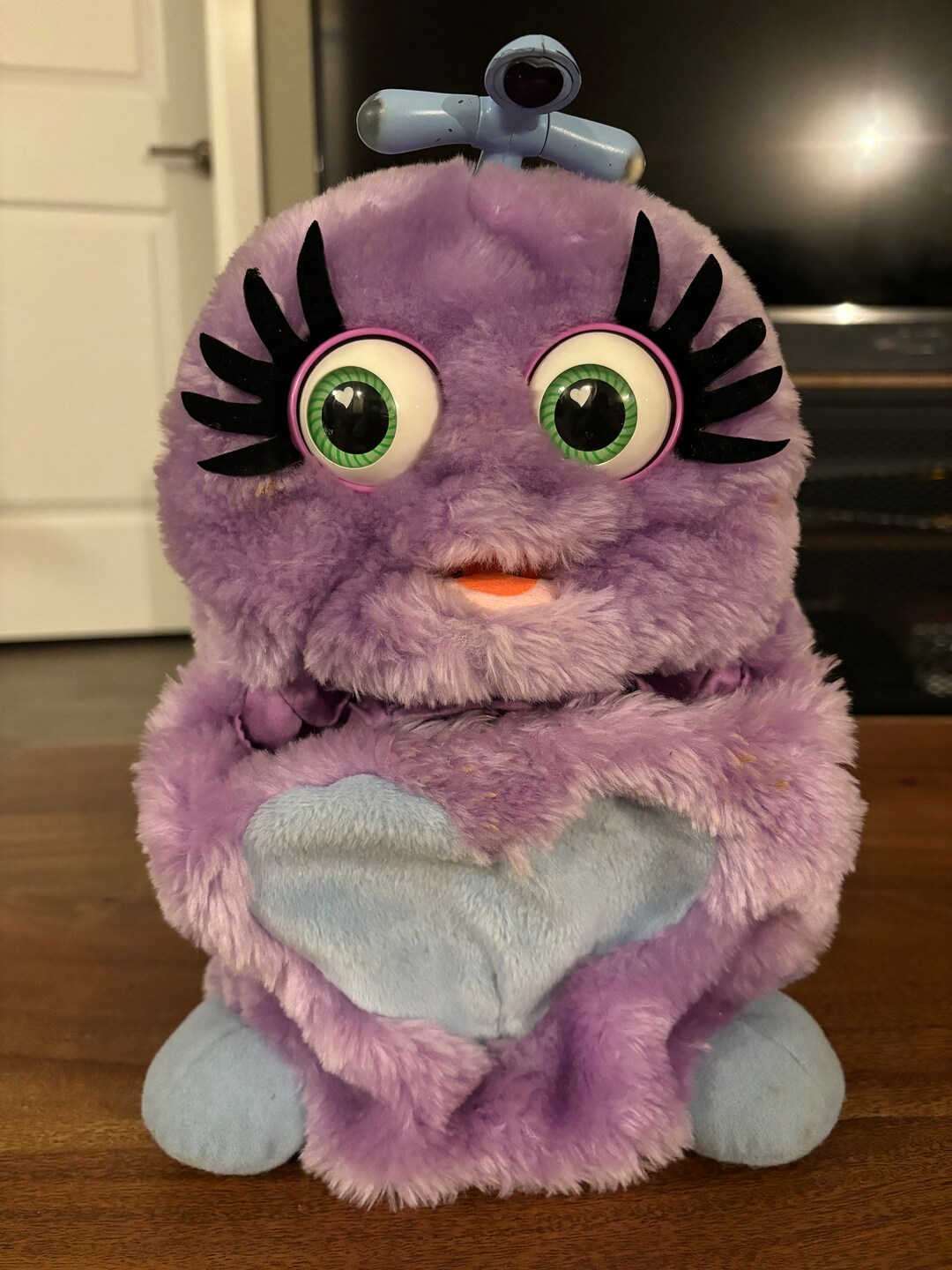 Vintage 1999 Trendmasters Wuv Luv Purple Plush Interactive Talking Toy ...