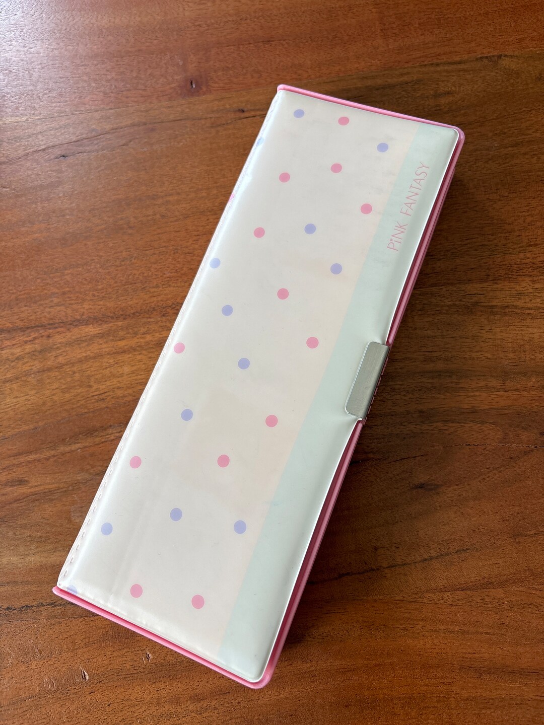1980's Kutsuwa Pink Fantasy Polka Dots Pencil Case RARE - Etsy