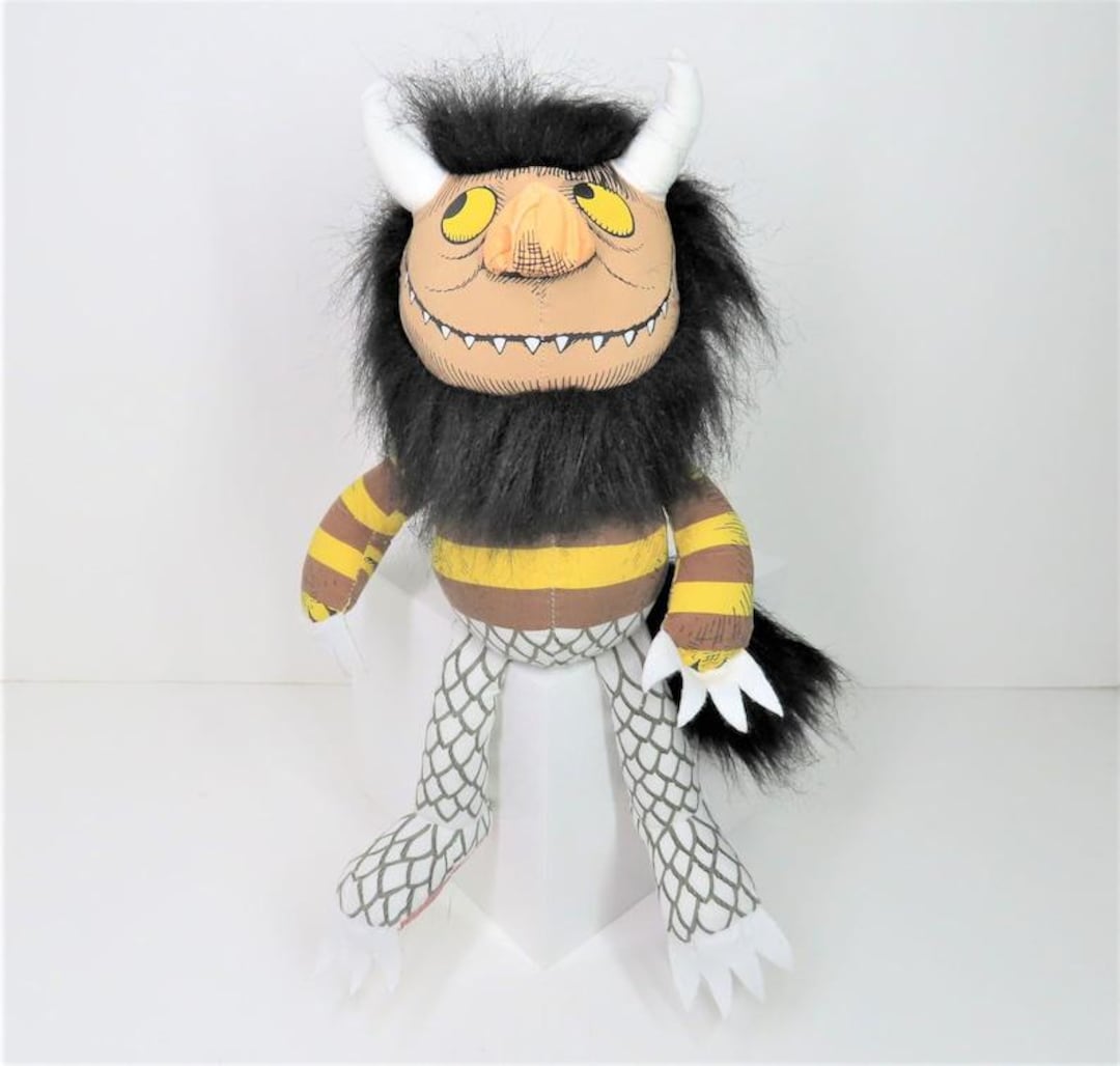 A Vintage Where the Wild Things Are Large Soft Toy Monster - Etsy