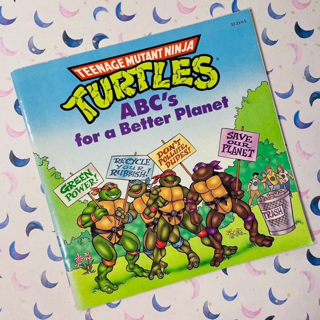 Teenage Mutant Ninja Turtles Abc's for a Better Planet // Vintage 1991 ...