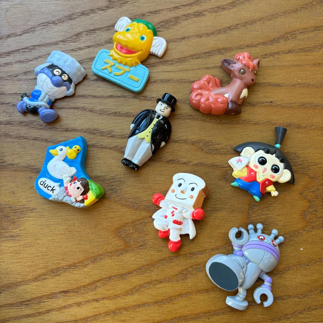 90s Y2K Gachapon Fridge Magnets 1999 NHK Character Nintendo Vintage ...