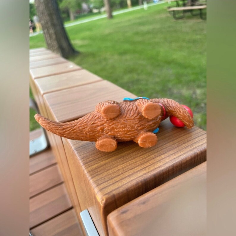 Muppet's Vintage Snuffleupagus With a Beach Ball - Etsy