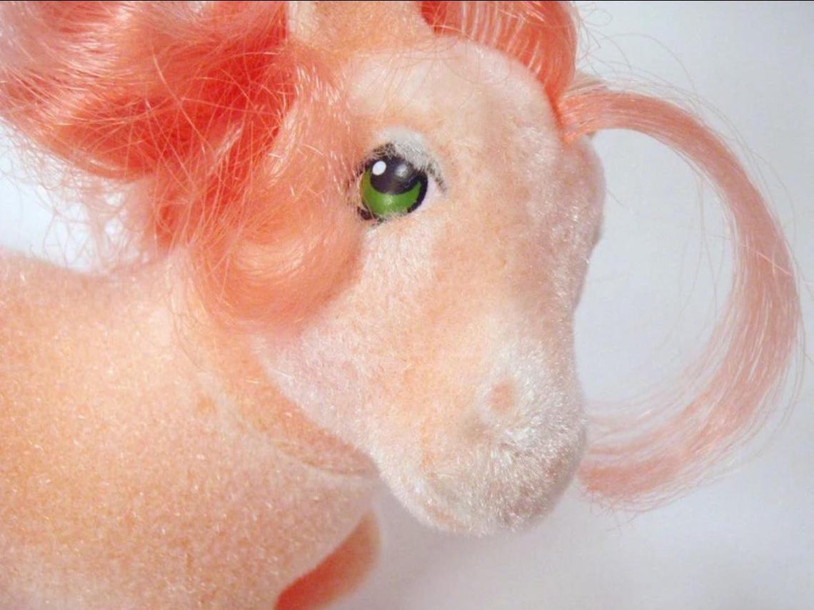 My Little Pony G1 MLP so Soft Ponies Cherries Jubilee SS Pastel Pink ...