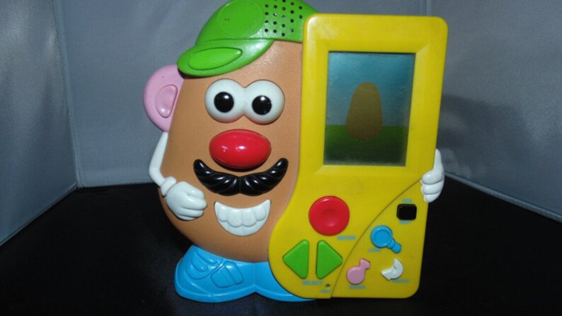 Vintage Mr POTATO Head ELECTRONIC Talking INTERACTIVE Hand Held Game ...
