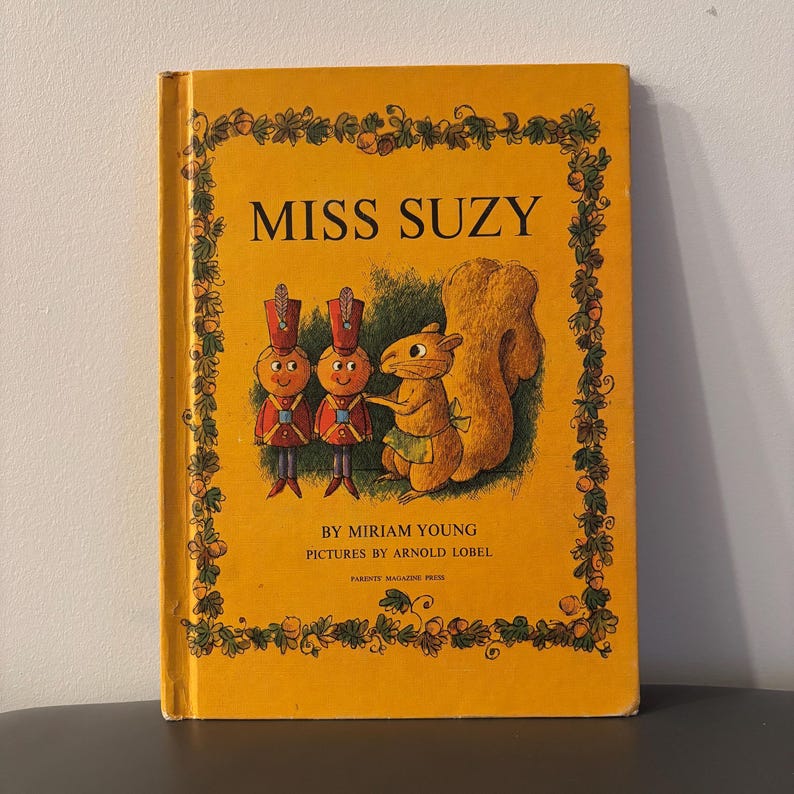 1964 "miss Suzy" Squirrel Illustrator Arnold Lobel - Parents' Magazine ...