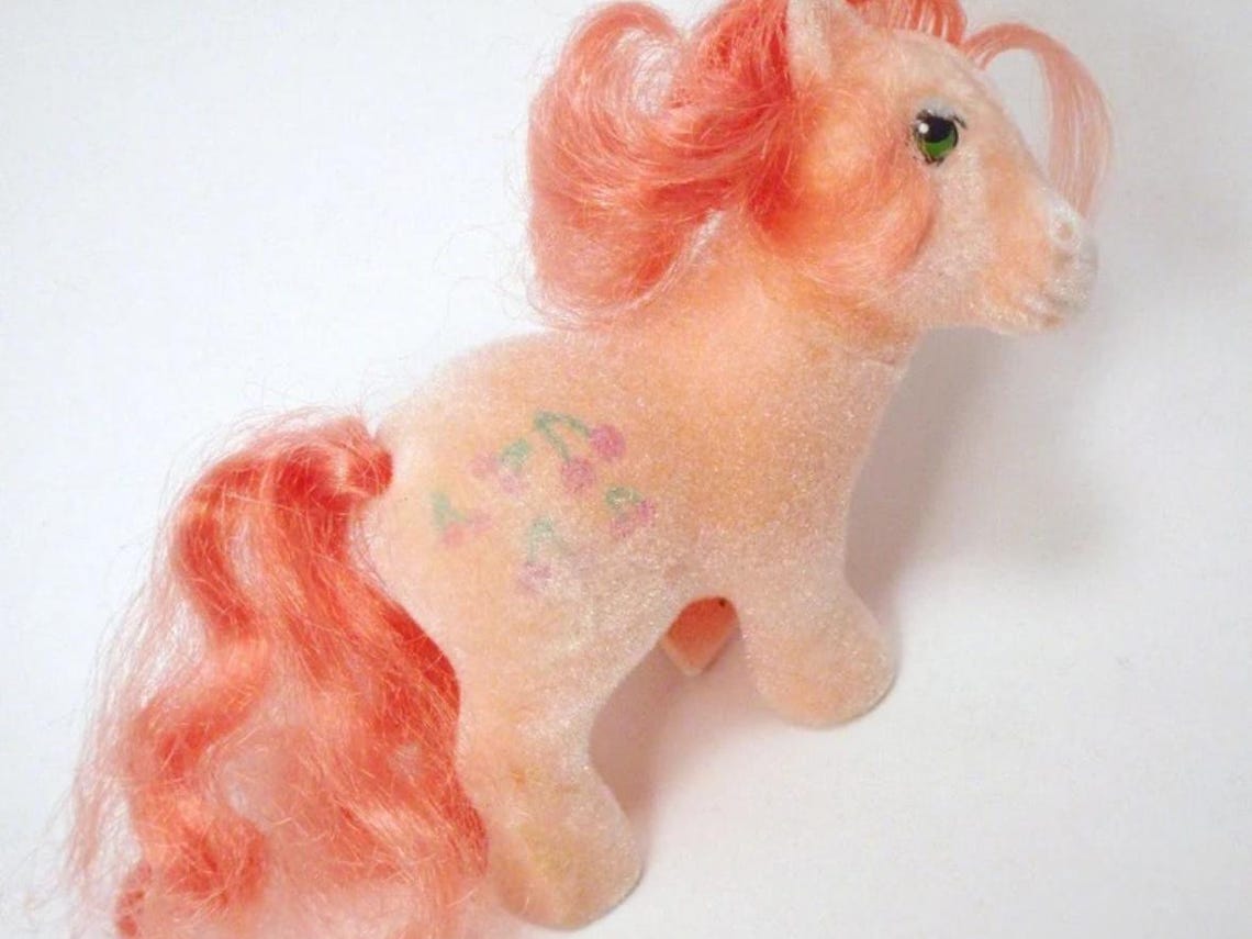 My Little Pony G1 MLP so Soft Ponies Cherries Jubilee SS Pastel Pink ...