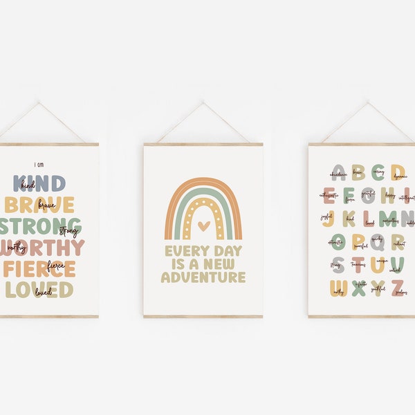 Alphabet Affirmations Printable - Etsy