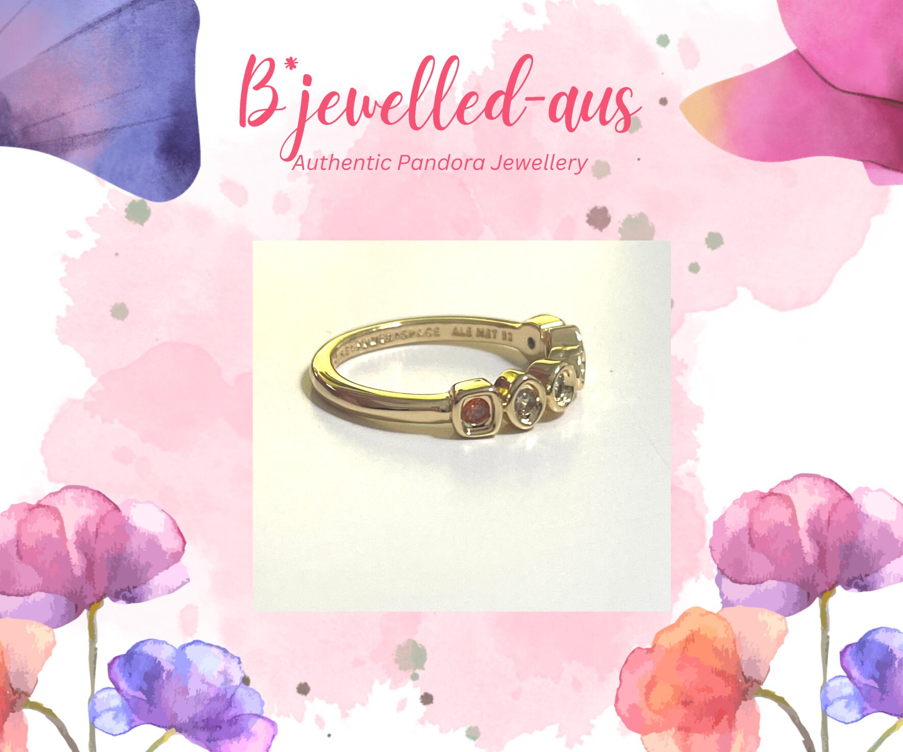 Genuine Pandora Marvel the Avengers Infinity Stones Ring 160779C01 ...