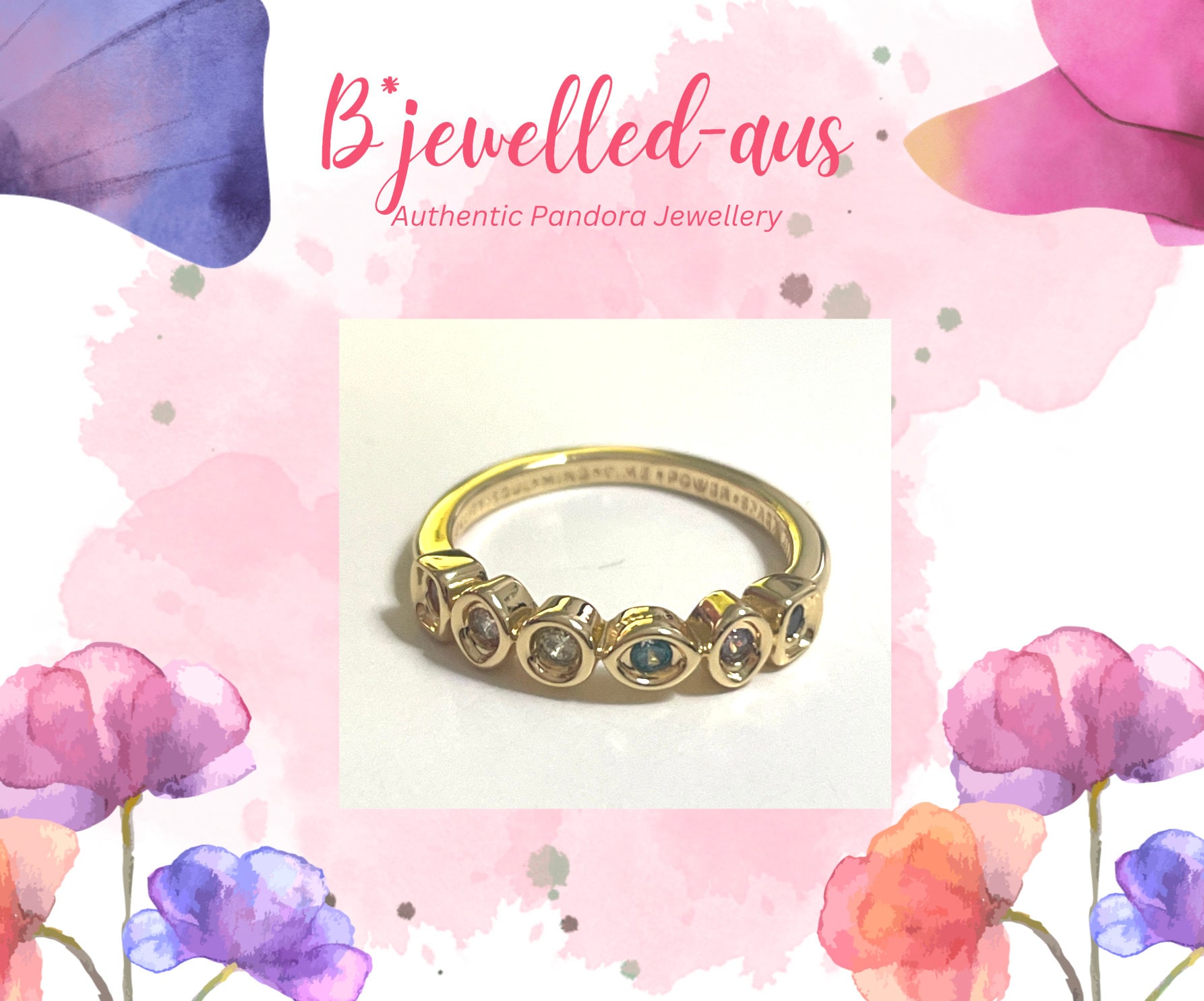 Genuine Pandora Marvel the Avengers Infinity Stones Ring 160779C01 ...