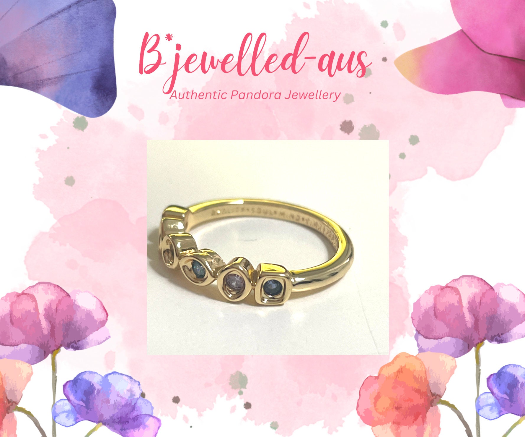 Genuine Pandora Marvel the Avengers Infinity Stones Ring 160779C01 ...