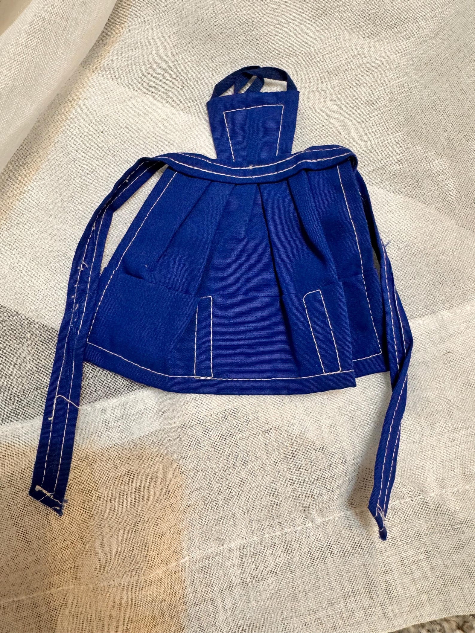 VINTAGE 1960s BARBIE Pak Apron & Utensils Blue Apron - Etsy