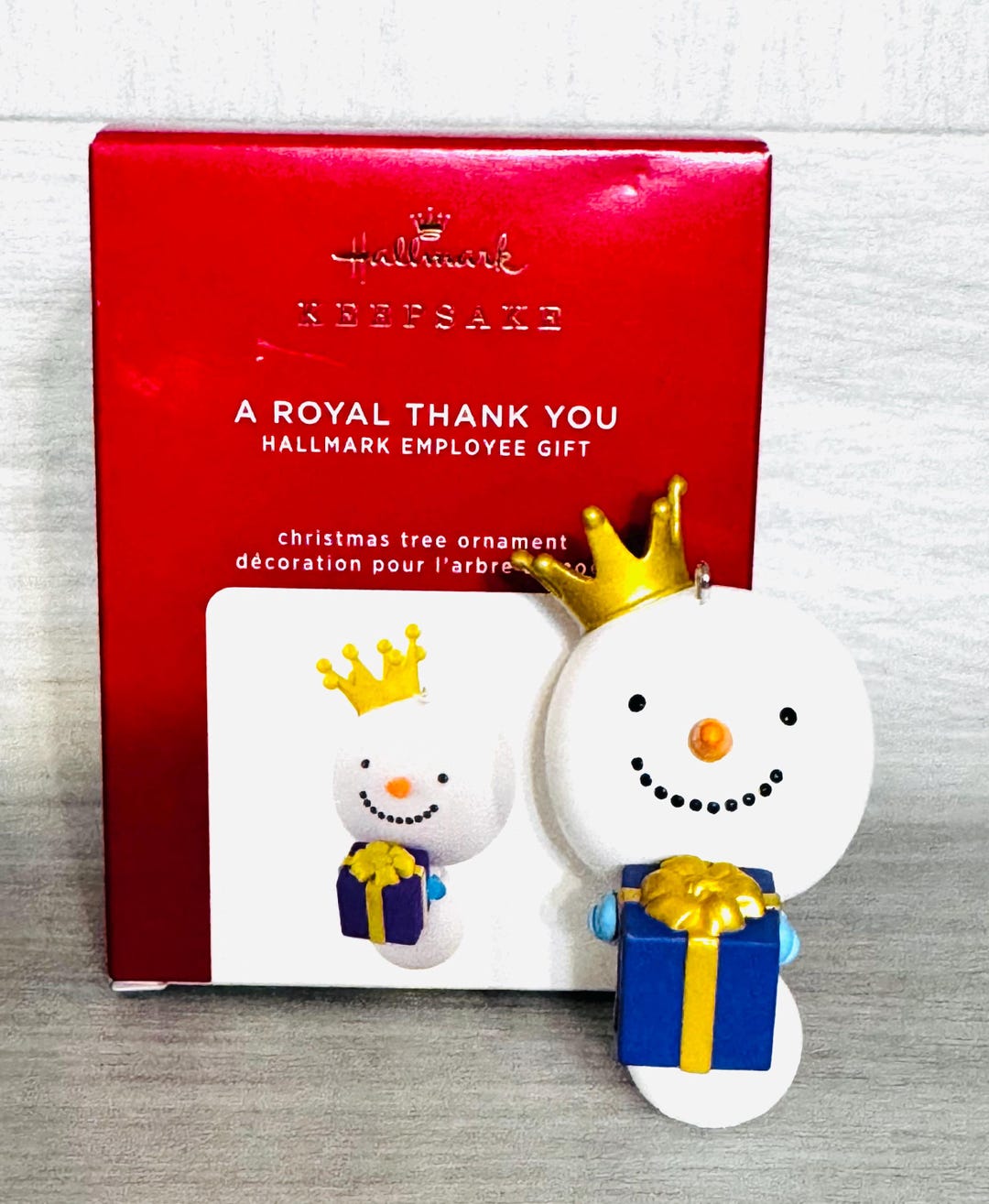 2020 Hallmark A ROYAL THANK YOU Hallmark Employee Gift Keepsake ...