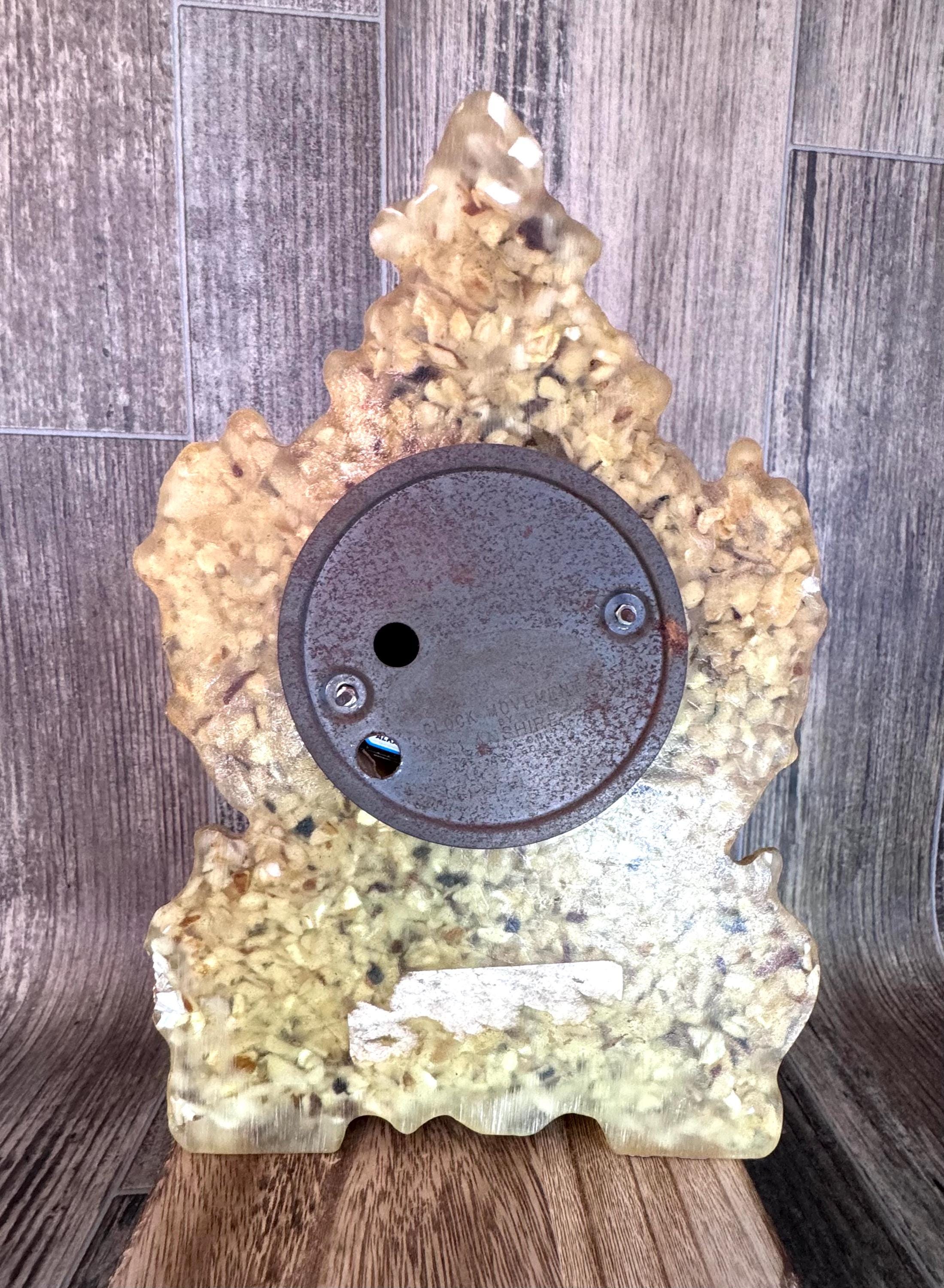 VTG Hand Crafted Genuine Mother of Pearl Lanshire Vomit Quartz Clock - Etsy