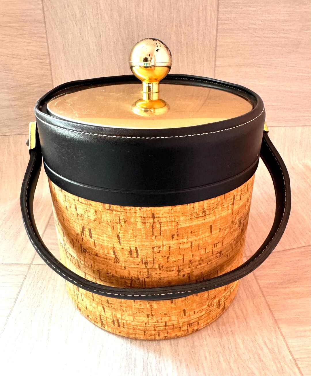 Kraftwear Vintage Cork Ice Bucket Bar Decor Mid Century Modern - Etsy