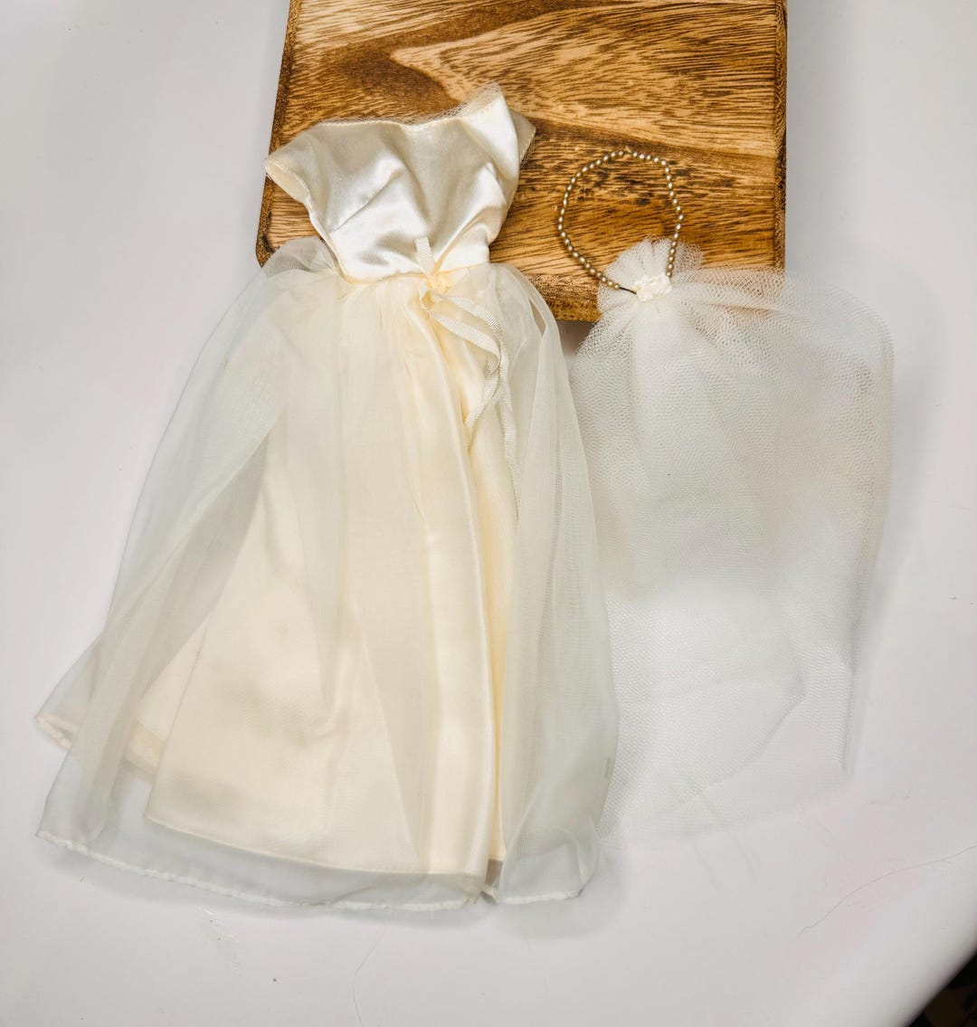 Vintage Barbie 1960s Wedding Dress & Veil - Etsy