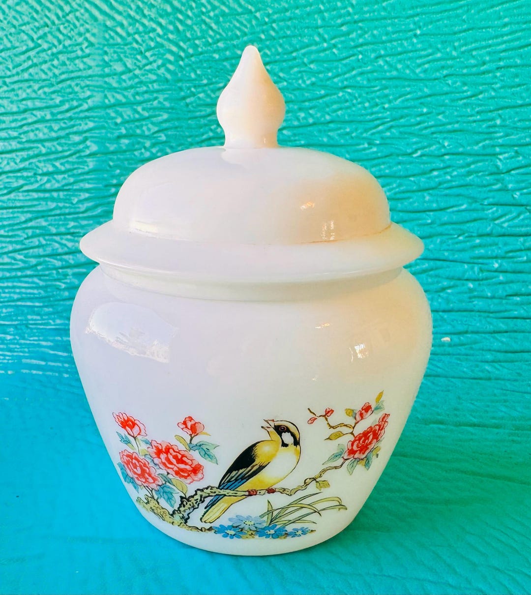 Vintage Avon Dynasty Milk Glass Ginger Jar With Lid 1971 - Etsy