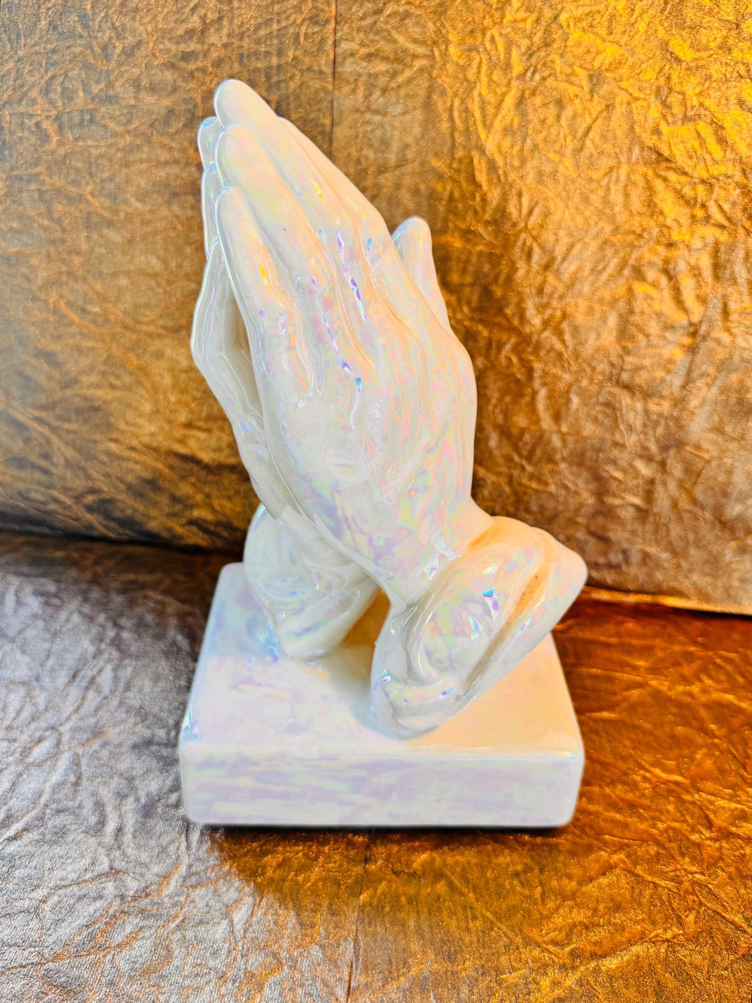VINTAGE PRAYING HANDS Ceramic - Etsy