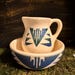 VINTAGE Sioux Pottery Creamer Pitcher Sugar Bowl Saucer Signed Native ...