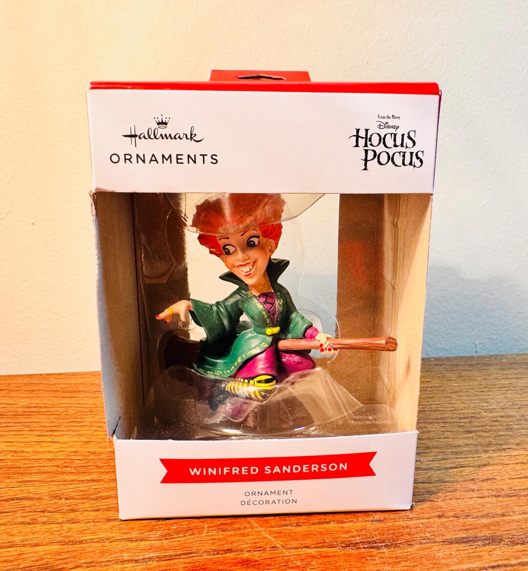 2024 Hallmark Disney Hocus Pocus Winifred Sanderson Christmas Ornament ...