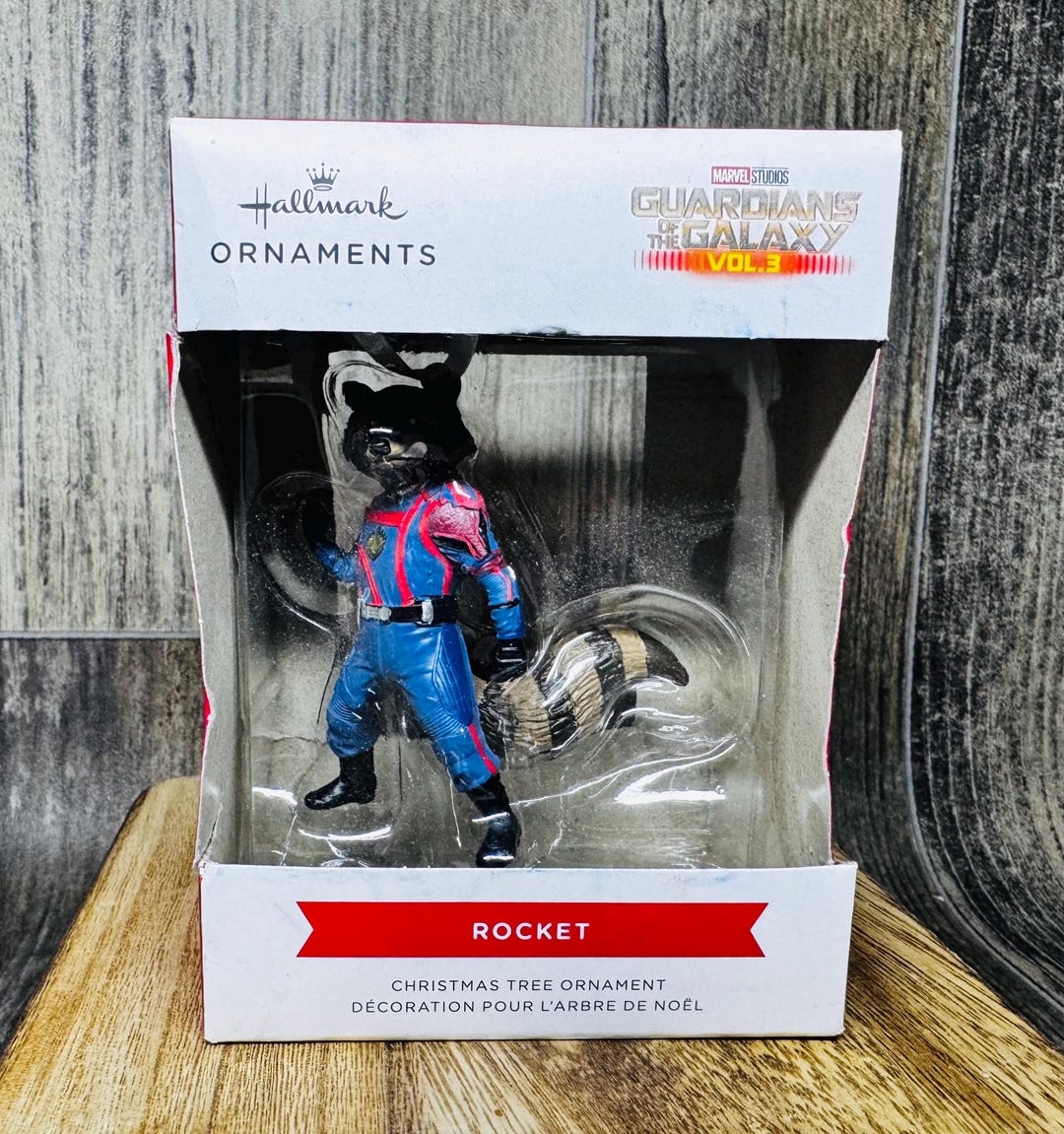 ROCKET Guardians of the Galaxy Vol 3 Hallmark Christmas Tree Ornament ...