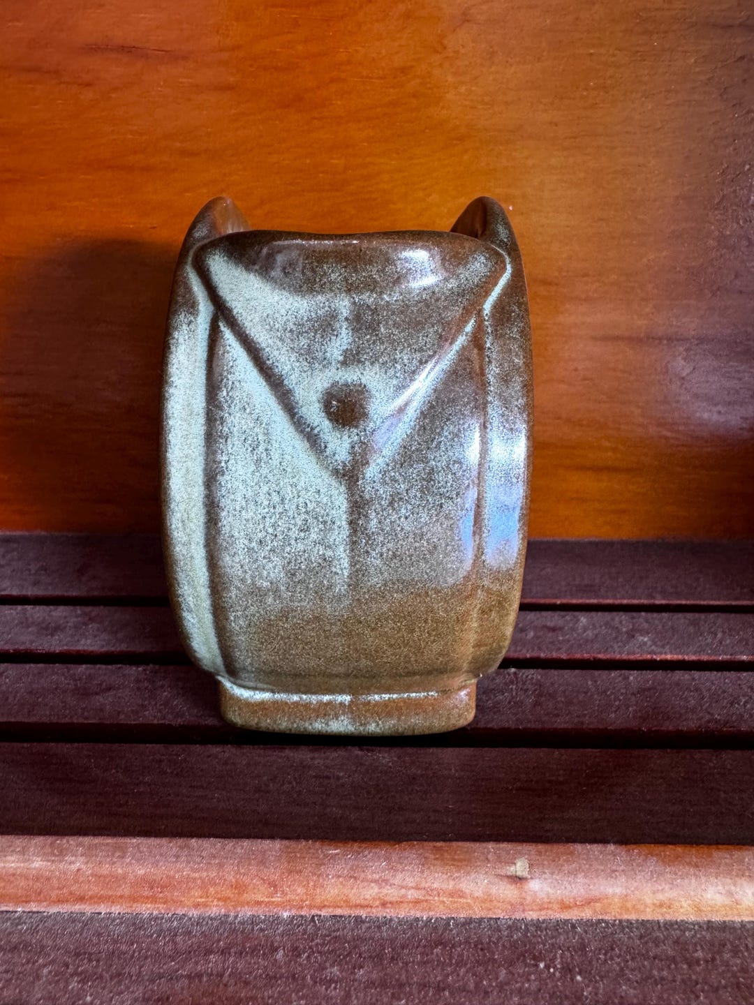 VTG 50’s Frankoma Pottery Wagon Wheel / Planter GREEN - Etsy