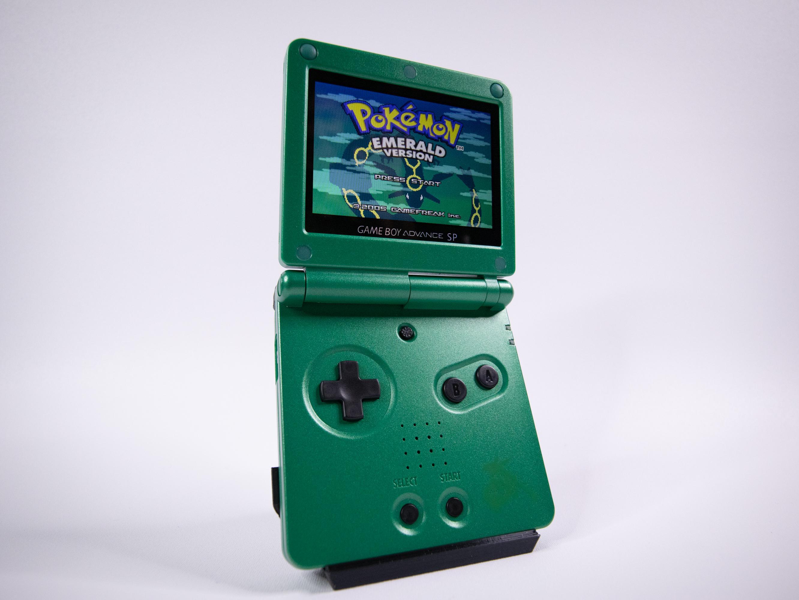 Rayquaza Theme Game Boy Advance SP – Backlit Screen, Upgraded Battery ...