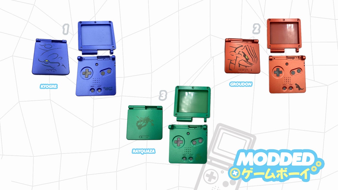 Build Your Own Gameboy Advance SP Custom Modded Gameboy - Etsy