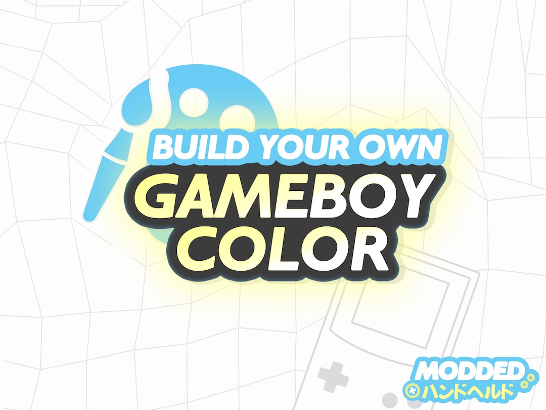 Build Your Own Gameboy Color - Custom Modded Gameboy Color - Backlit ...