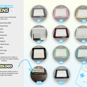 Build Your Own Gameboy Color - Custom Modded Gameboy Color - Backlit ...