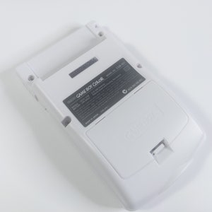 Gameboy Color Custom Modded - White on White - Backlit IPS, Brightness ...