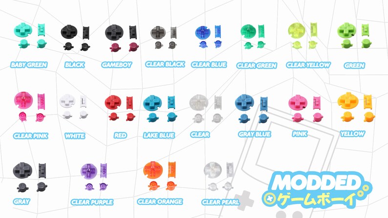 Build Your Own Gameboy Color Custom Modded Gameboy Color - Etsy