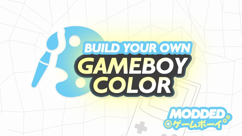 Build Your Own Gameboy Color Custom Modded Gameboy Color - Etsy