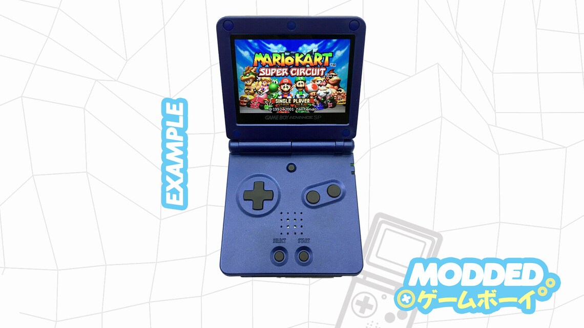 Build Your Own Gameboy Advance SP Custom Modded Gameboy - Etsy