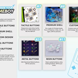 Build Your Own Gameboy Color - Custom Modded Gameboy Color - Backlit ...