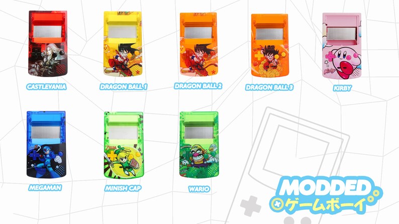 Build Your Own Gameboy Color Custom Modded Gameboy Color - Etsy