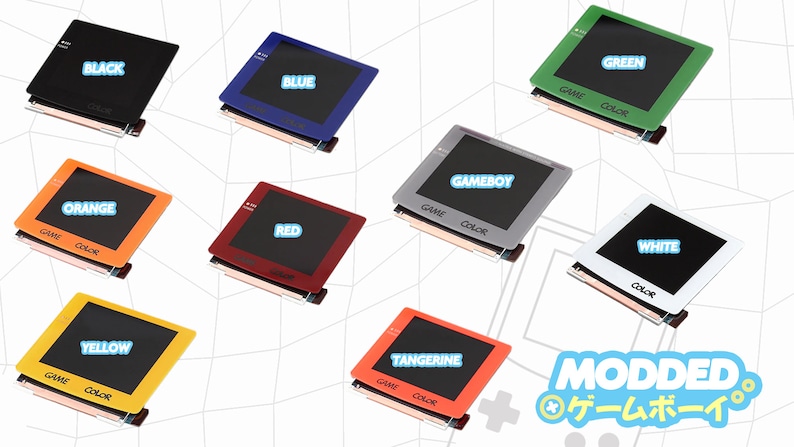 Build Your Own Gameboy Color Custom Modded Gameboy Color - Etsy