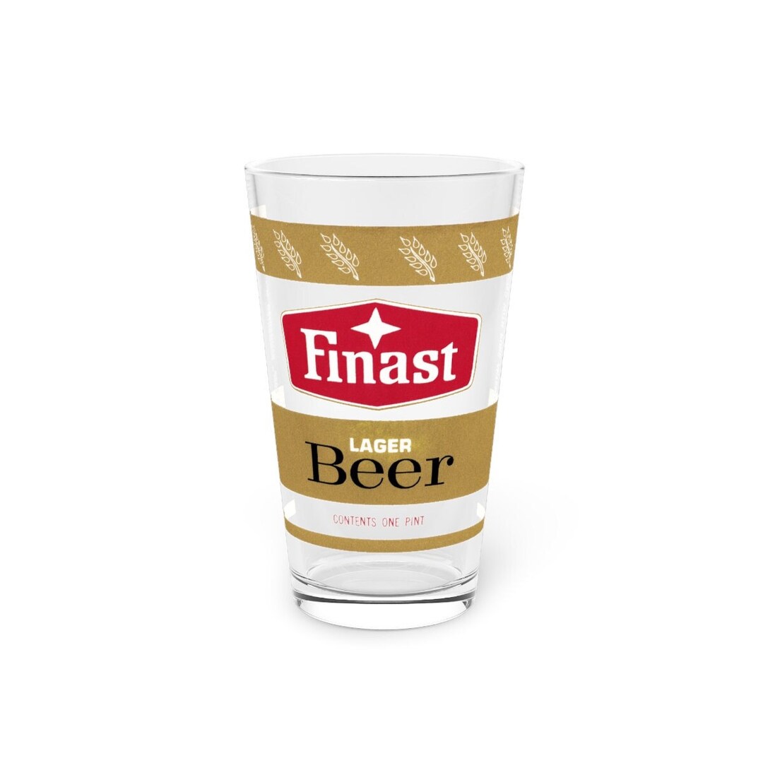 Retro Finast Lager Beer Pint Glass ~ Eastern Brewing Co, New Jersey - Etsy