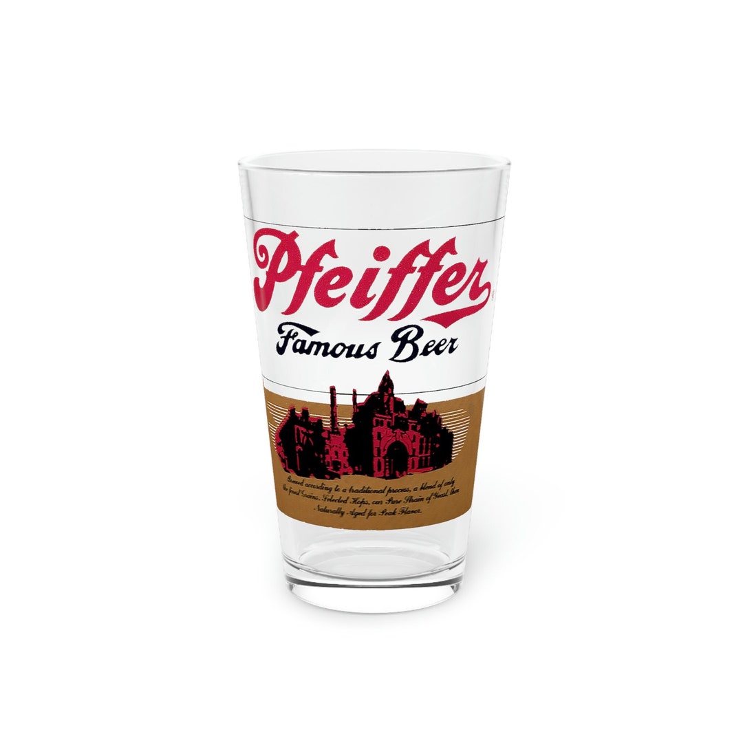Pfeiffer's Detroit Beer Pint Glass: Historic German Lager Art - Etsy