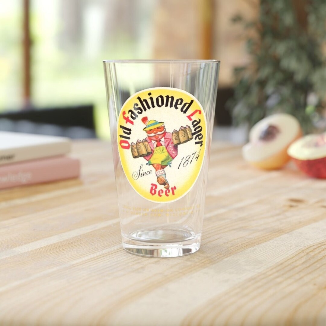 Old Fashioned Lager Beer Pint Glass ~ Louis Ziegler Brewing Co., Fort ...