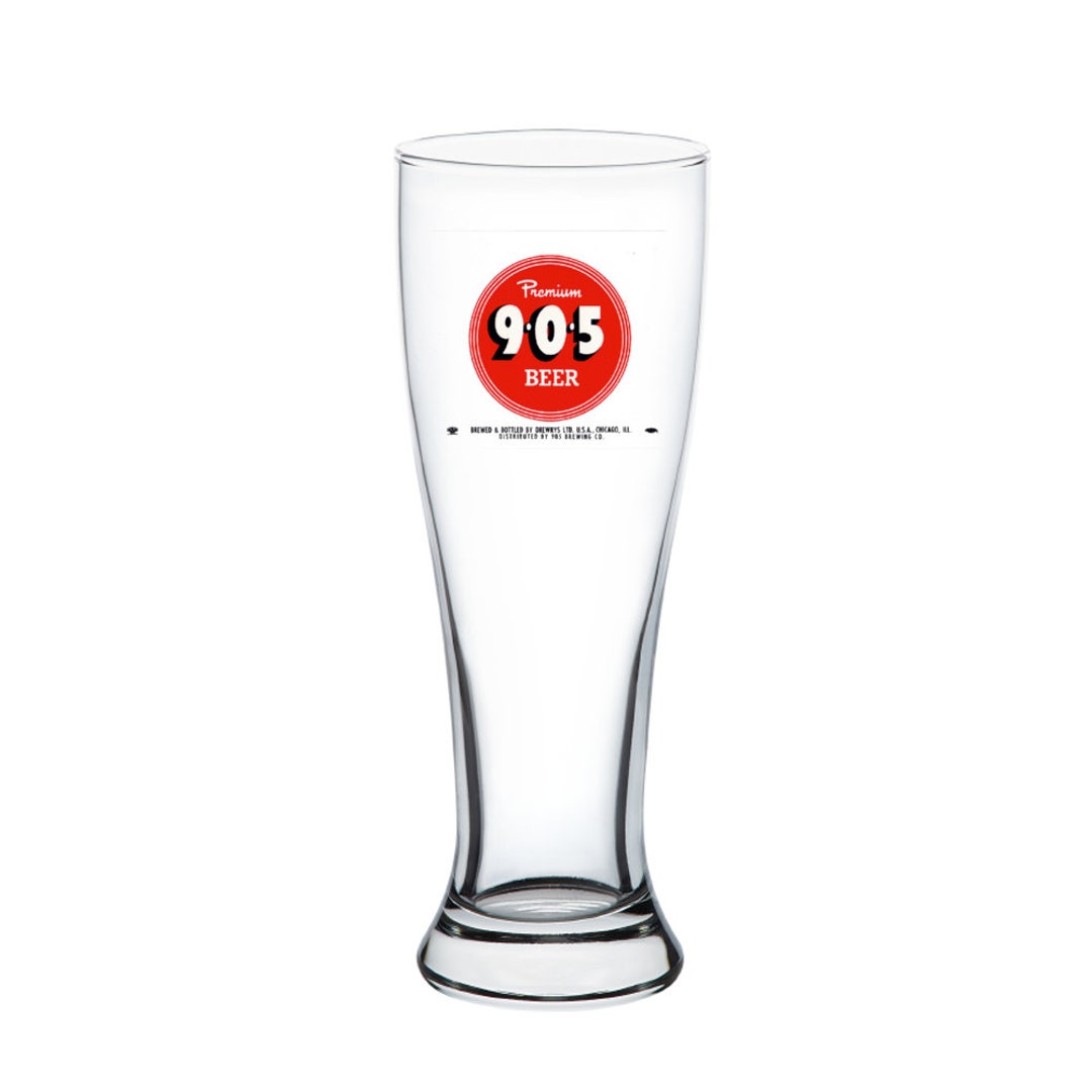 Chicago 905 Pilsner Drinking Glass ~ 905 Beer ~ Vintage 9.0.5. Brewing ...