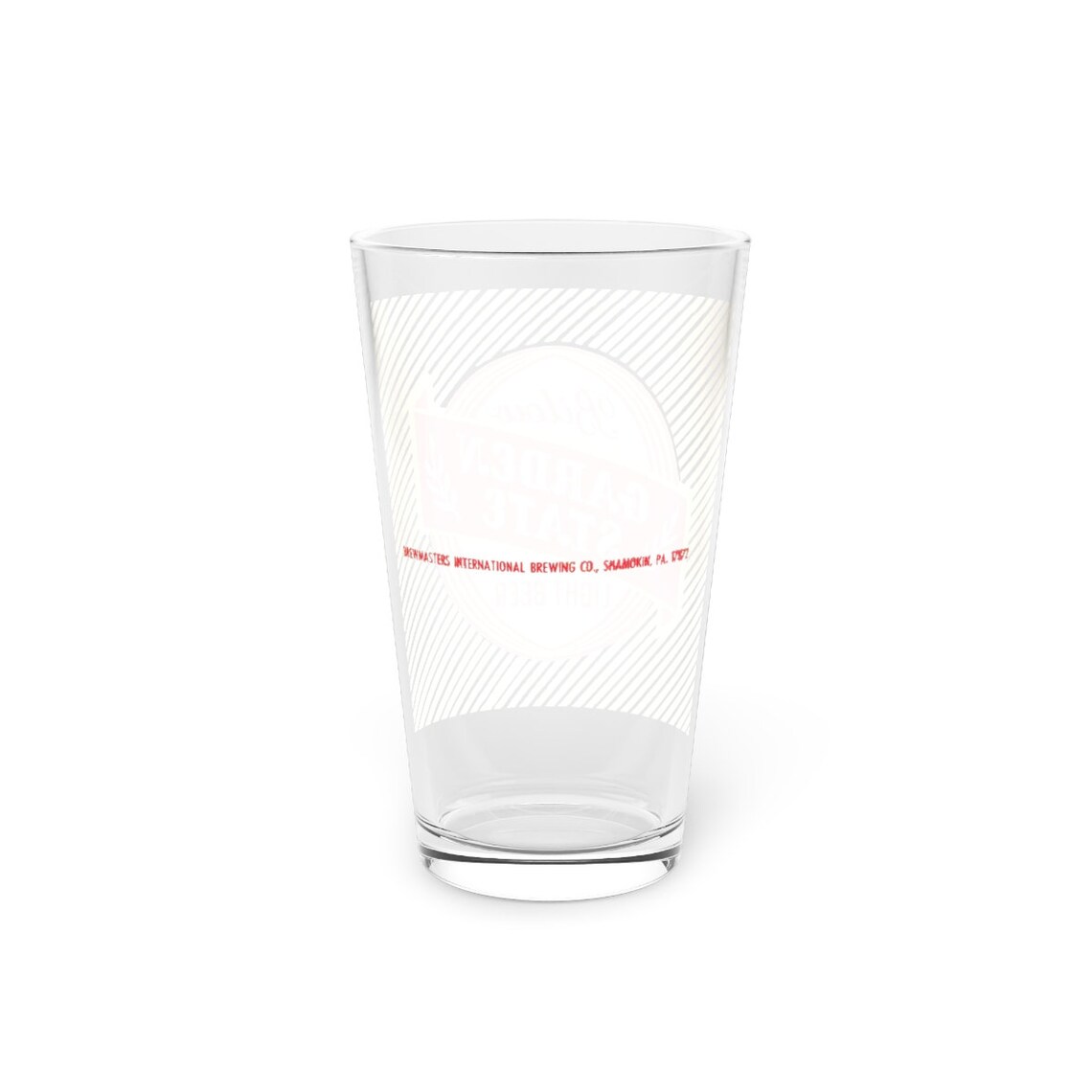 Bilow Garden State Beer Pint Glass ~ Retro 1960s Shamokin PA Brewery - Etsy