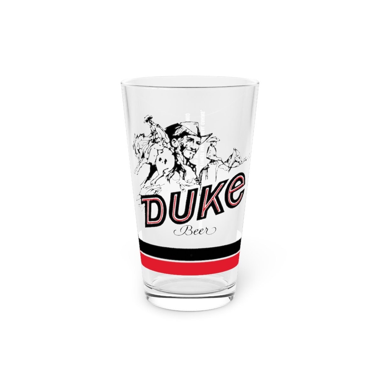The Duke Beer Pint Glass, Duquesne Brewing Co, Pittsburgh PA, C ...