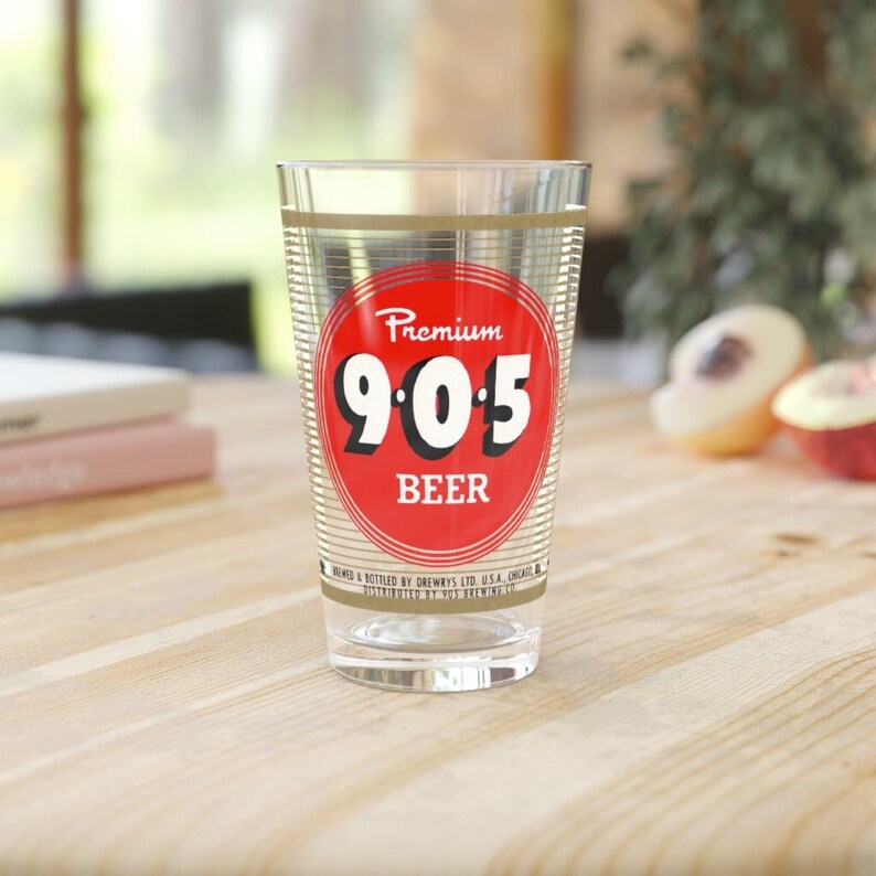 905 Premium Beer Pint Glass Famous 905 Brewing & Liquor Stores, St ...