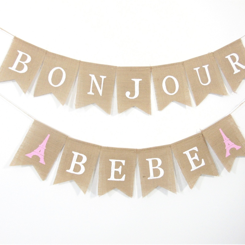 Bonjour Baby Decorations - Etsy
