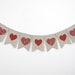 Valentine Heart Banner, Valentines Day Decor, Happy Valentines Day ...
