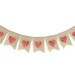 Glitter Heart Banner, Valentines Day Decor, Happy Valentines Day Banner ...