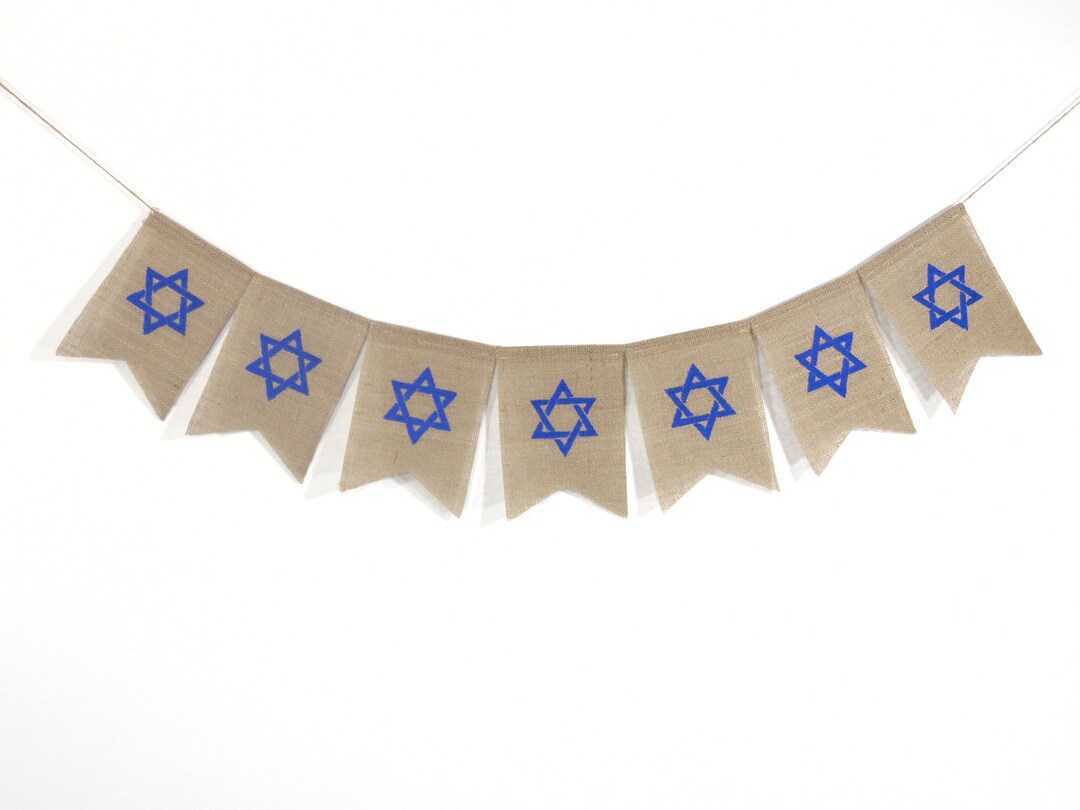 Hanukkah Decorations, Hanukkah Banner, Hanukkah Bunting, Happy Hanukkah ...