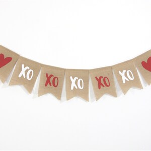 XOXO Banner, Valentines Day Decor, Happy Valentines Day Banner ...