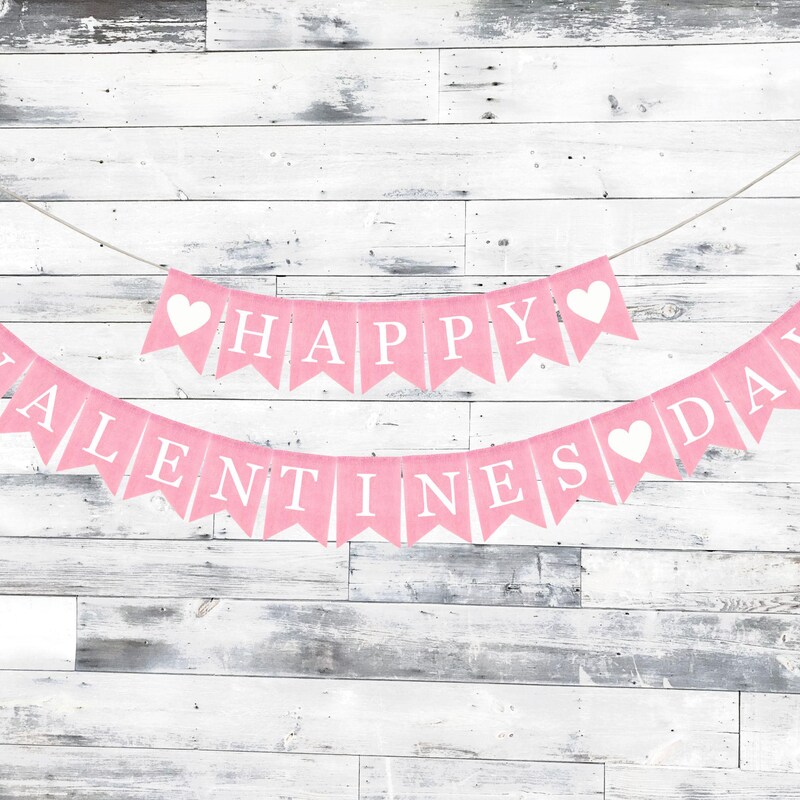 Valentine Day Banner - Etsy